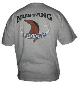 ORIGINAL LDO/CWO MUSTANG T-SHIRT | The Navy Mustang Store