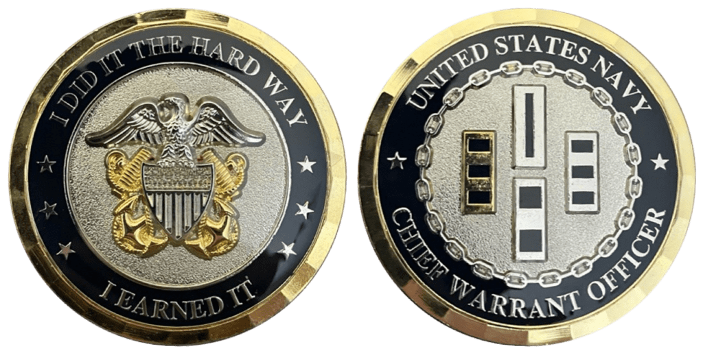 CHIEF WARRANT OFFICER COIN | The Navy Mustang Store