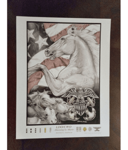 LDO/CWO MUSTANG PRINT | The Navy Mustang Store