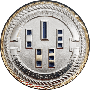 CHIEF WARRANT OFFICER COIN ~ CWO1 - CWO5 ~ PEWTER 2" | The Navy Mustang ...