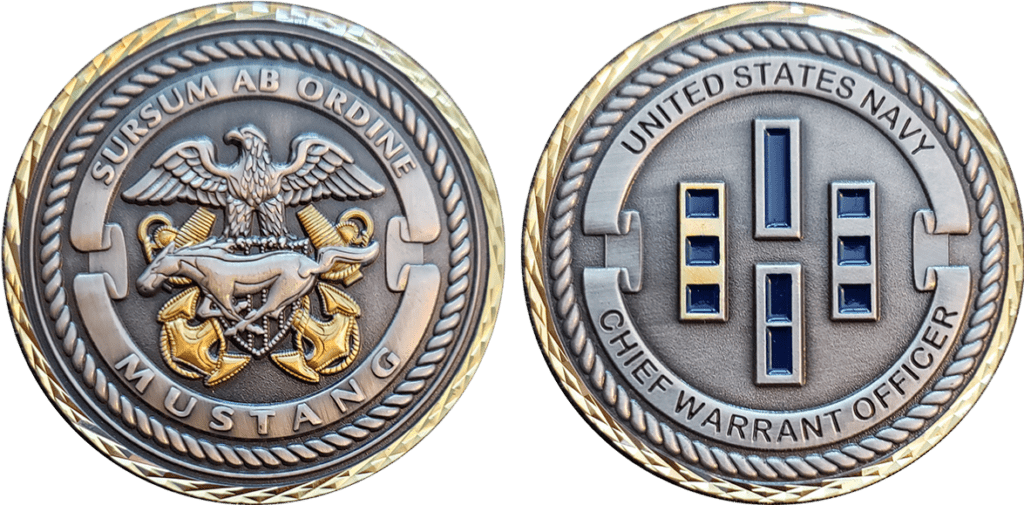 CHIEF WARRANT OFFICER COIN ~ CWO2 - CWO5 ~ 2" ~ PEWTER FINISH | The ...