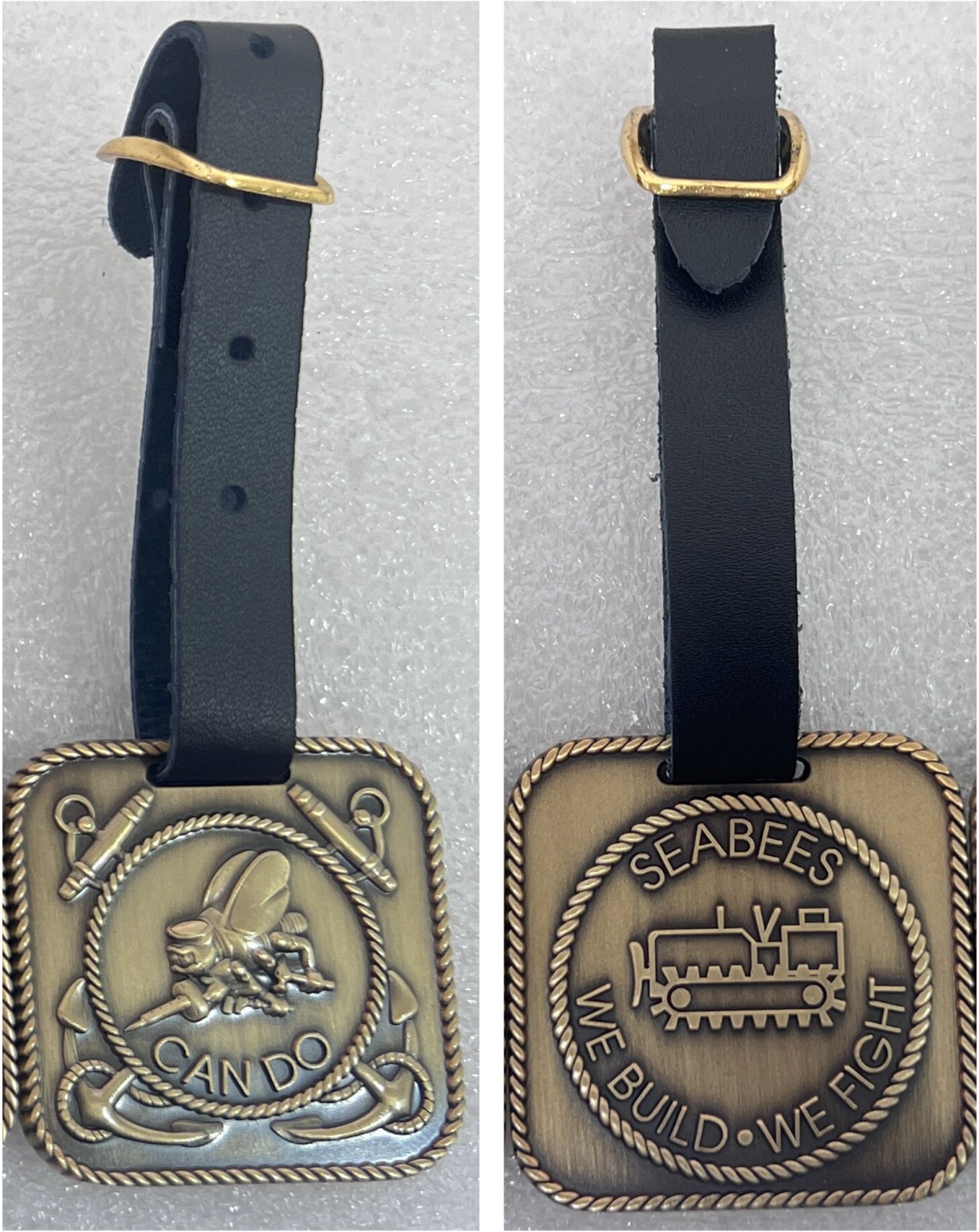 NAVY SEABEE POCKET FOBS - SELECT YOUR RATING FOB | The Navy Mustang Store